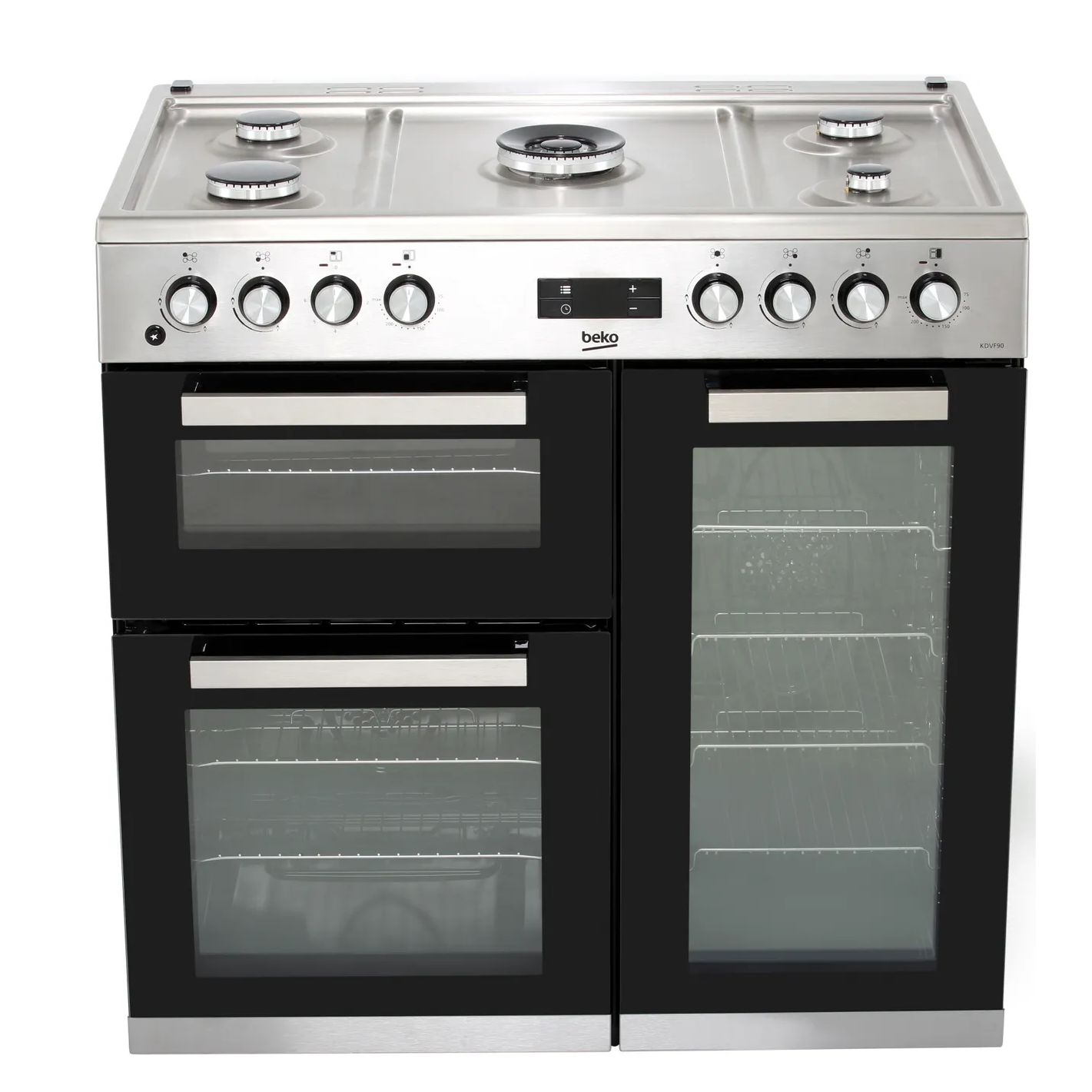 Beko KDVF90X Dual Fuel Range Cooker (Stainless Steel) | Beko Range ...
