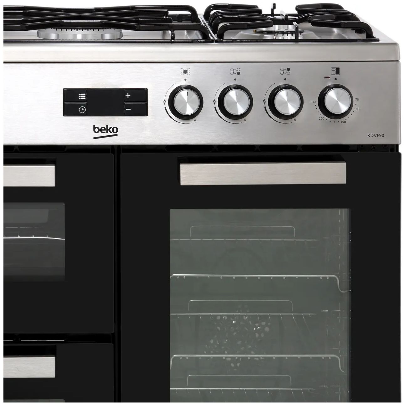 Beko KDVF90X Dual Fuel Range Cooker (Stainless Steel) | Beko Range ...