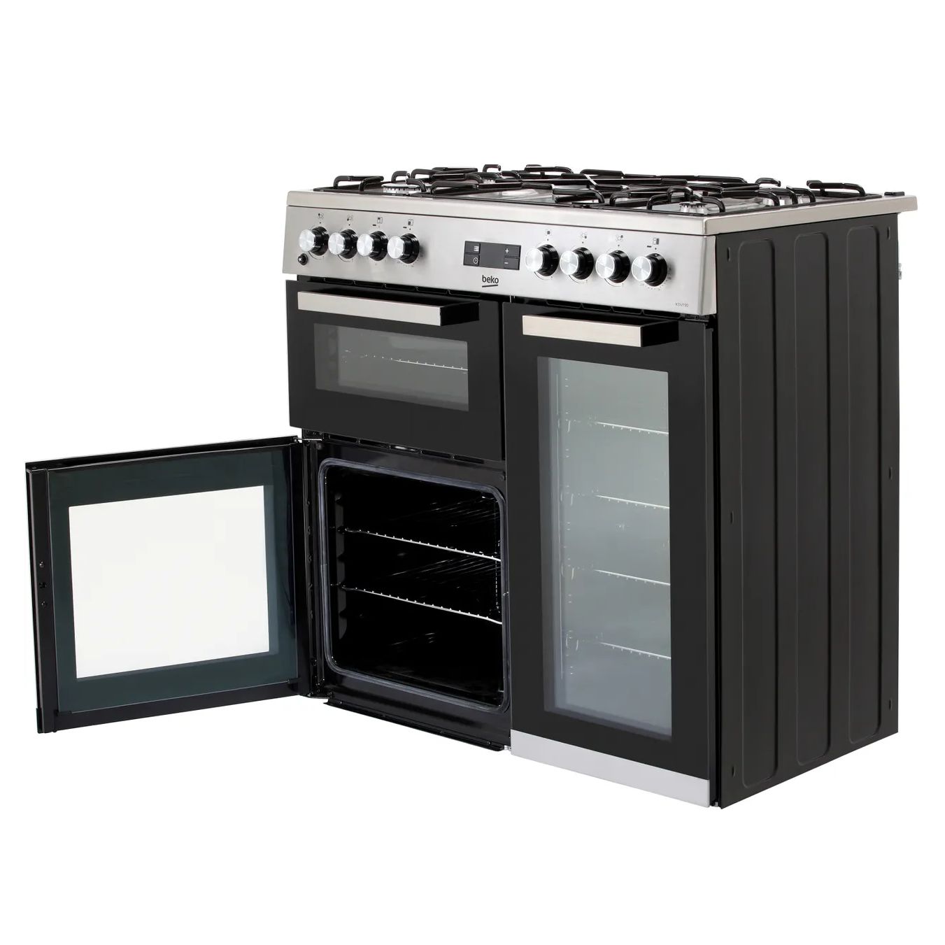 Beko KDVF90X Dual Fuel Range Cooker (Stainless Steel) | Beko Range ...